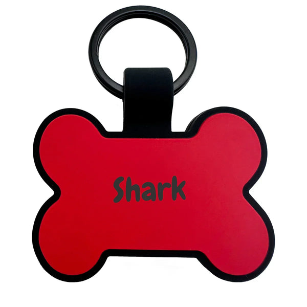 Personalized Bone Silicone Dog ID Tags Engraved Two Sides – iTalkPet
