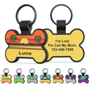 Personalized Silicone Dog ID Tags Engraved Two Sides – iTalkPet