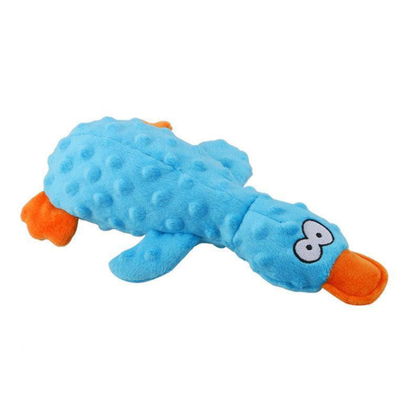 Durable Interactive Duck Crinkle Plush Squeaky Dog Toys – iTalkPet