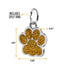 Paw Sparkly Shape Stainless Steel Dog ID Tag – iTalkPet